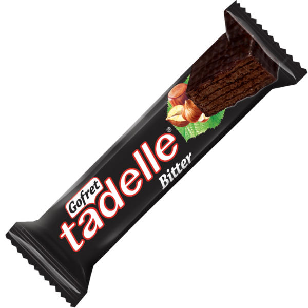 Hazelnut Cream Wafer Covered with Dark Chocolate 35 g - Tadelle