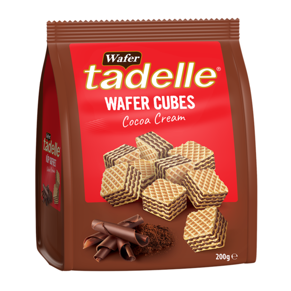 Tadelle Cube Wafer With Cocoa Cream - 200 g - Tadelle